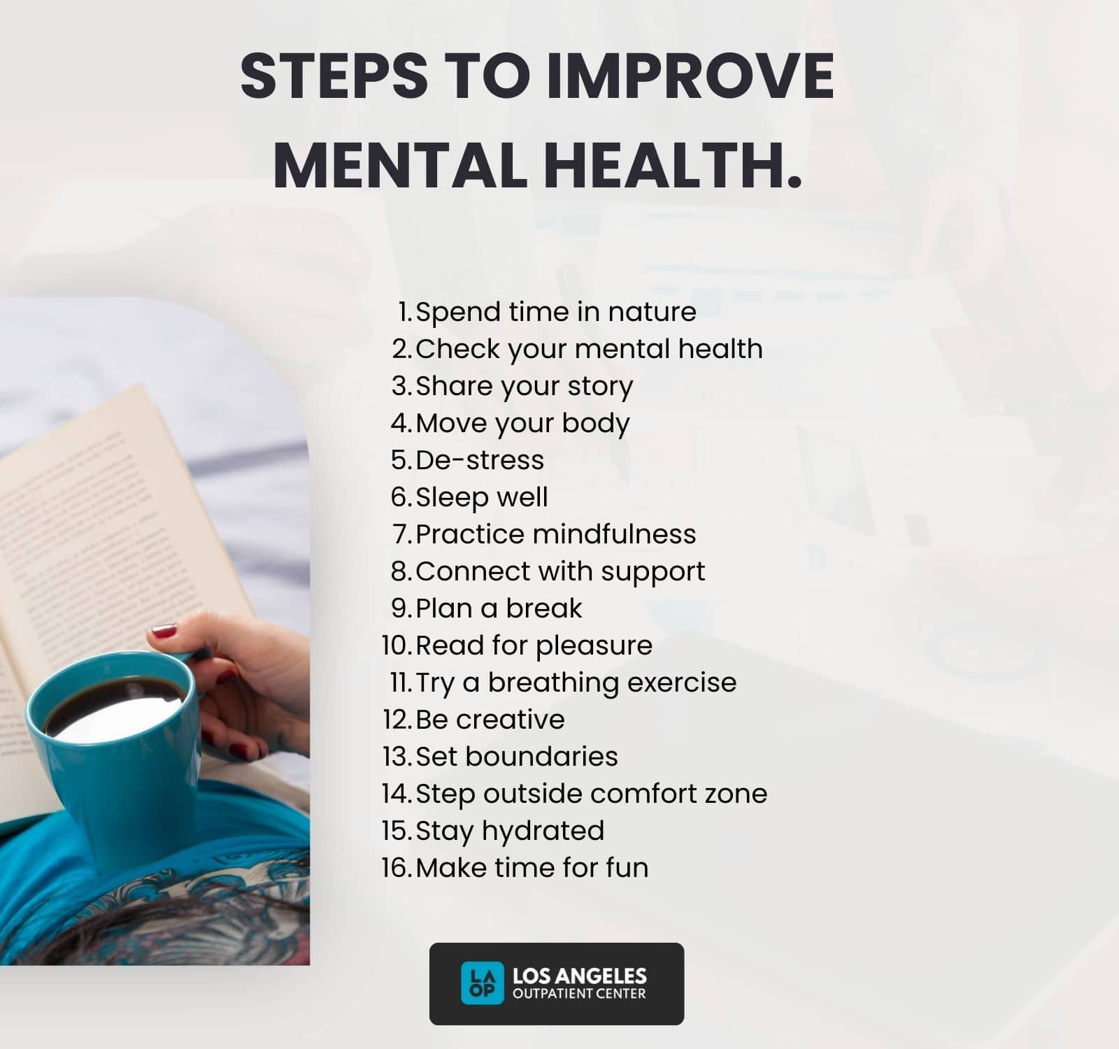 How to improve mental health? - Los Angeles Outpatient Center